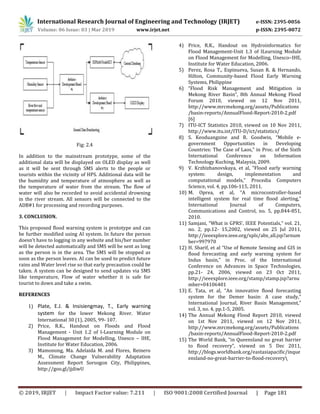 IRJET- Integrated Automatic Flood Warning and Alert System using IoT | PDF