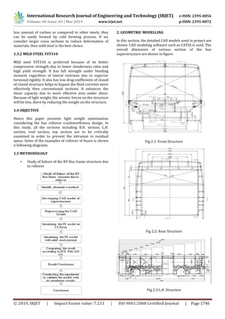 IRJET- Lightweight and Multi Material Designing and Analysis of a C9 Bus Frame Superstructure ...
