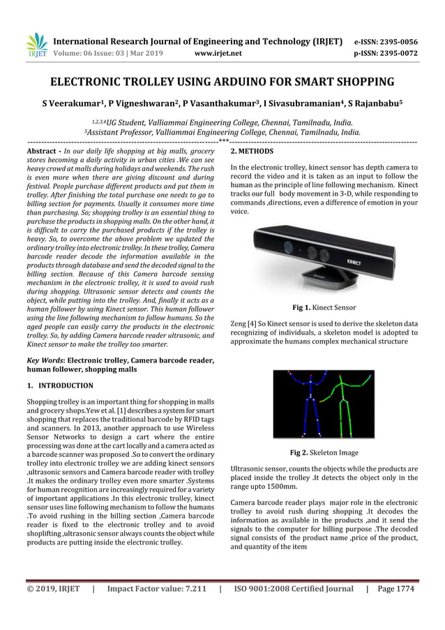 IRJET- Electronic Trolley using Arduino for Smart Shopping | PDF ...