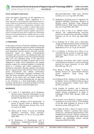 IRJET- Swift Retrieval of DNA Databases by Aggregating Queries | PDF