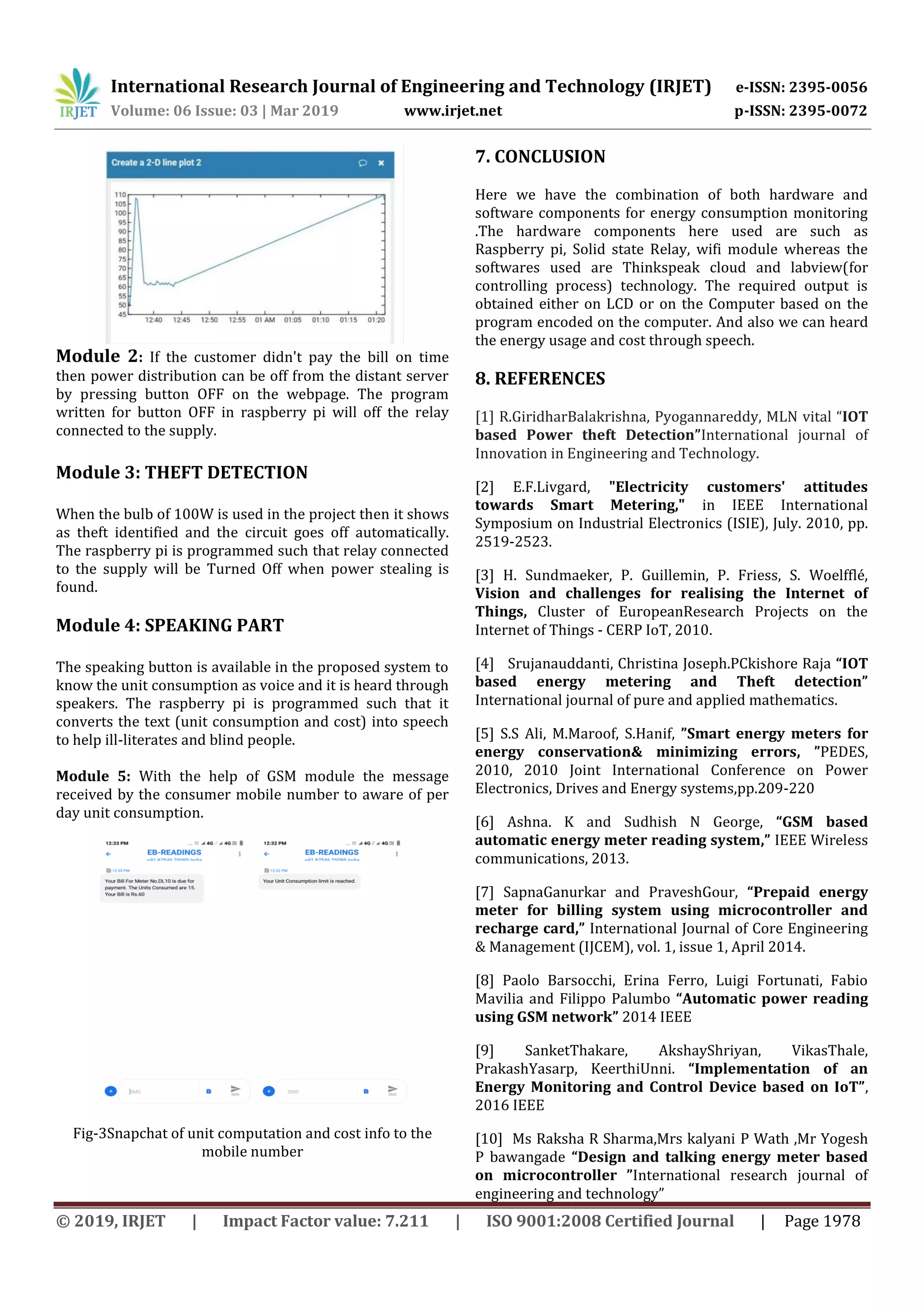 IRJET- IoT based Monitoring and Controlling of Smart Speaking Energy Meter and Current Theft ...