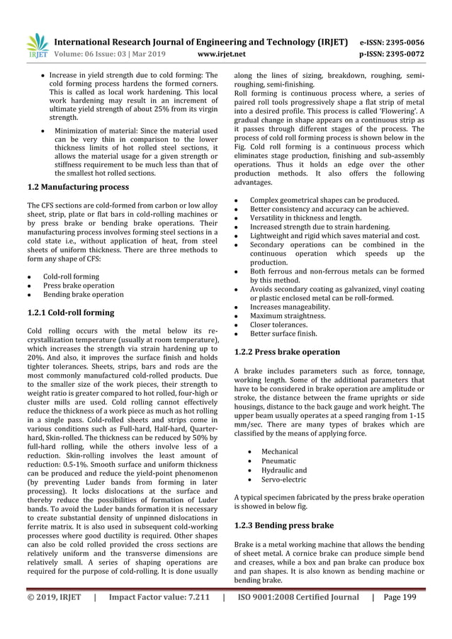 IRJET- Buckling Behaviour of Cold Formed Steel Sections | PDF IRJET- Buckling Behaviour of Cold Formed Steel Sections | PDF