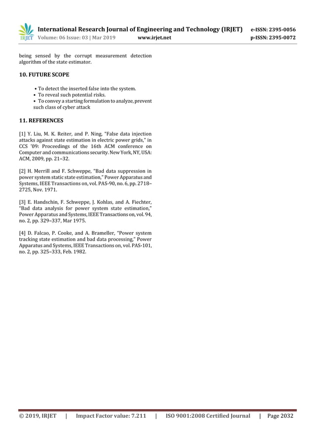 IRJET- False Data Injection Attacks in Insider Attack | PDF | Information and Network Security ...