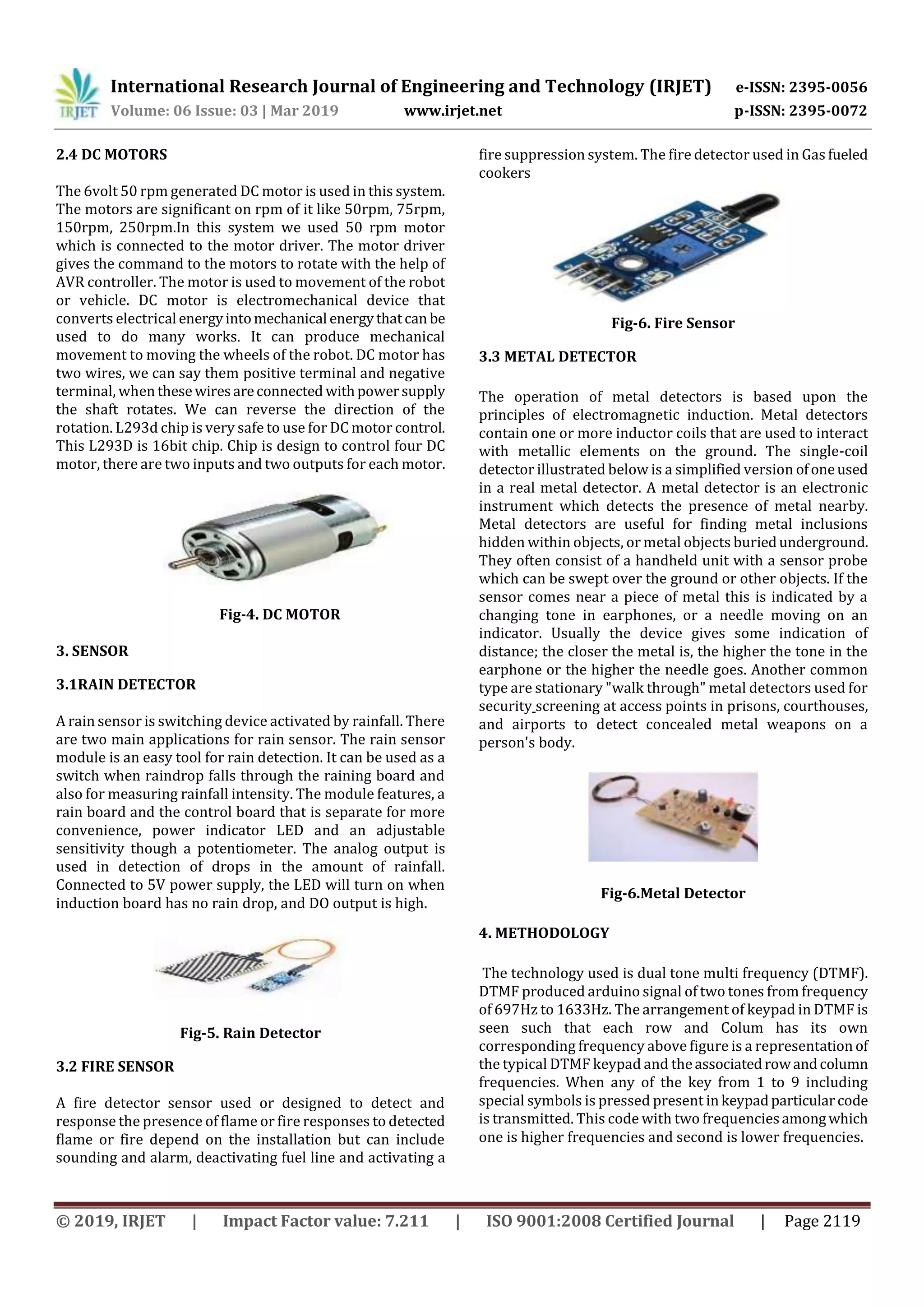 Irjet Dtmf Based Control Robot Using Arduino Pdf