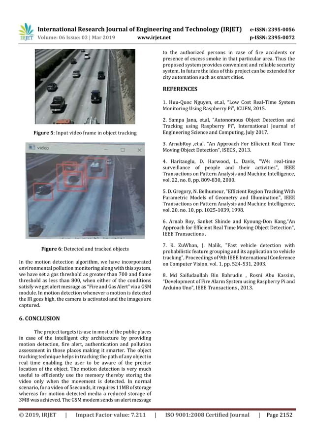 IRJET- Real Time Video Surveillance Architecture for Secured City ...