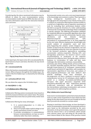 IRJET- Searching an Optimal Algorithm for Movie Recommendation System | PDF