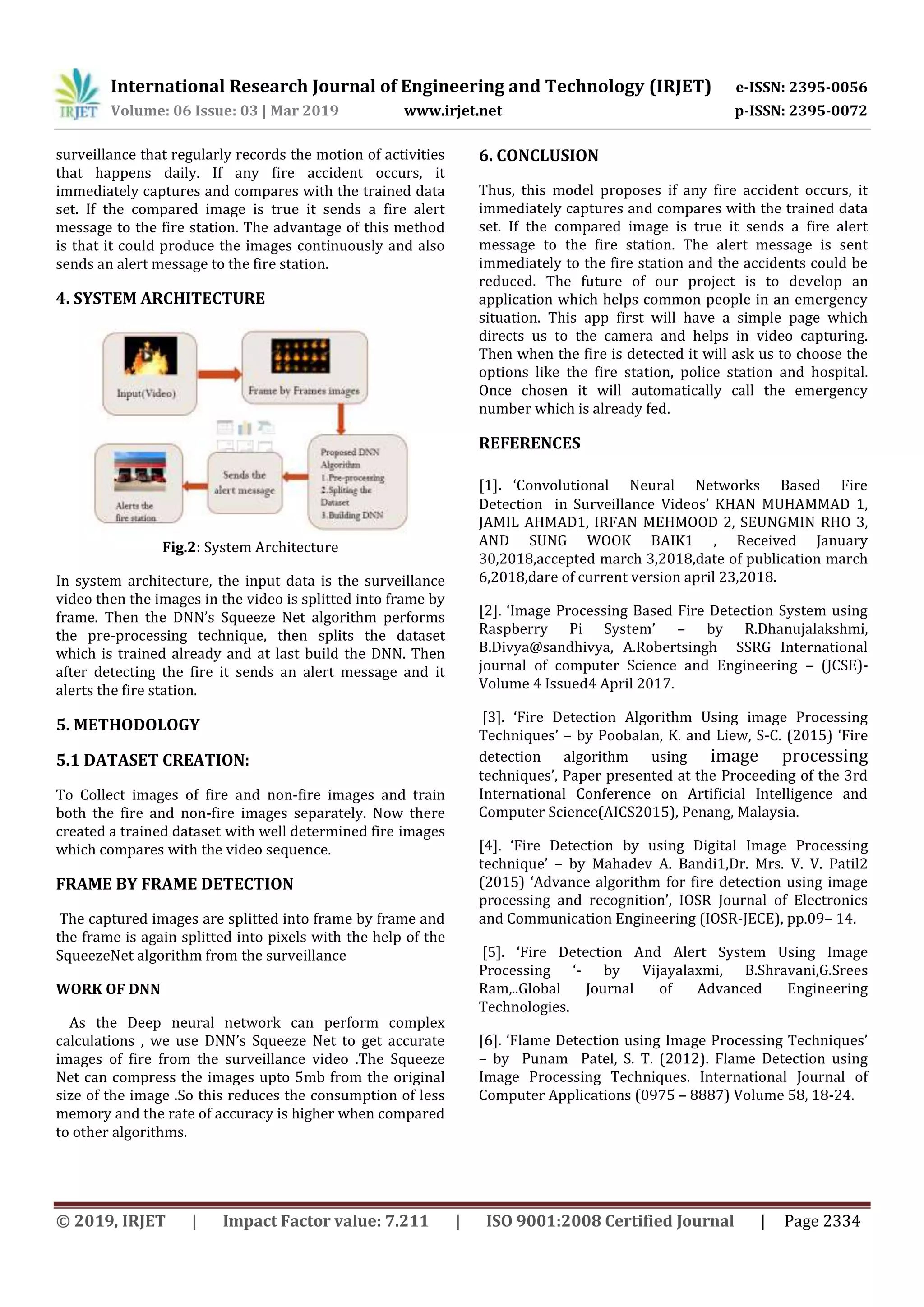 IRJET- Fire Detector using Deep Neural Network | PDF