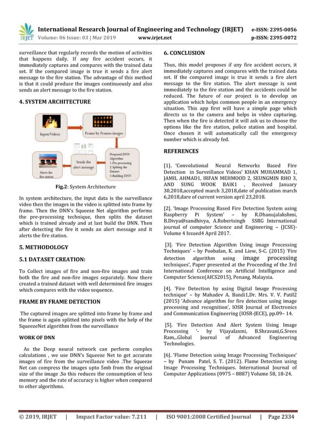 IRJET- Fire Detector using Deep Neural Network | PDF