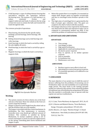 IRJET- Urea Spreader Machine | PDF