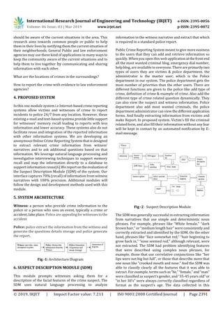 IRJET- Public Crime Reporting and Monitoring System Model using SDM | PDF