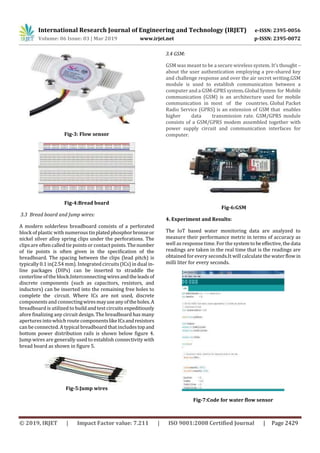 IRJET- IoT-Enabled Underground Drainage Monitoring System using Water ...
