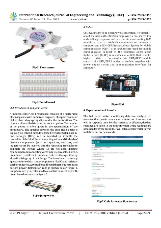 IRJET- IoT-Enabled Underground Drainage Monitoring System using Water Flow Sensor | PDF ...