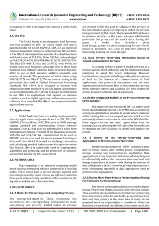 IRJET- Privacy Preserving Cloud Storage based on a Three Layer Security Model | PDF