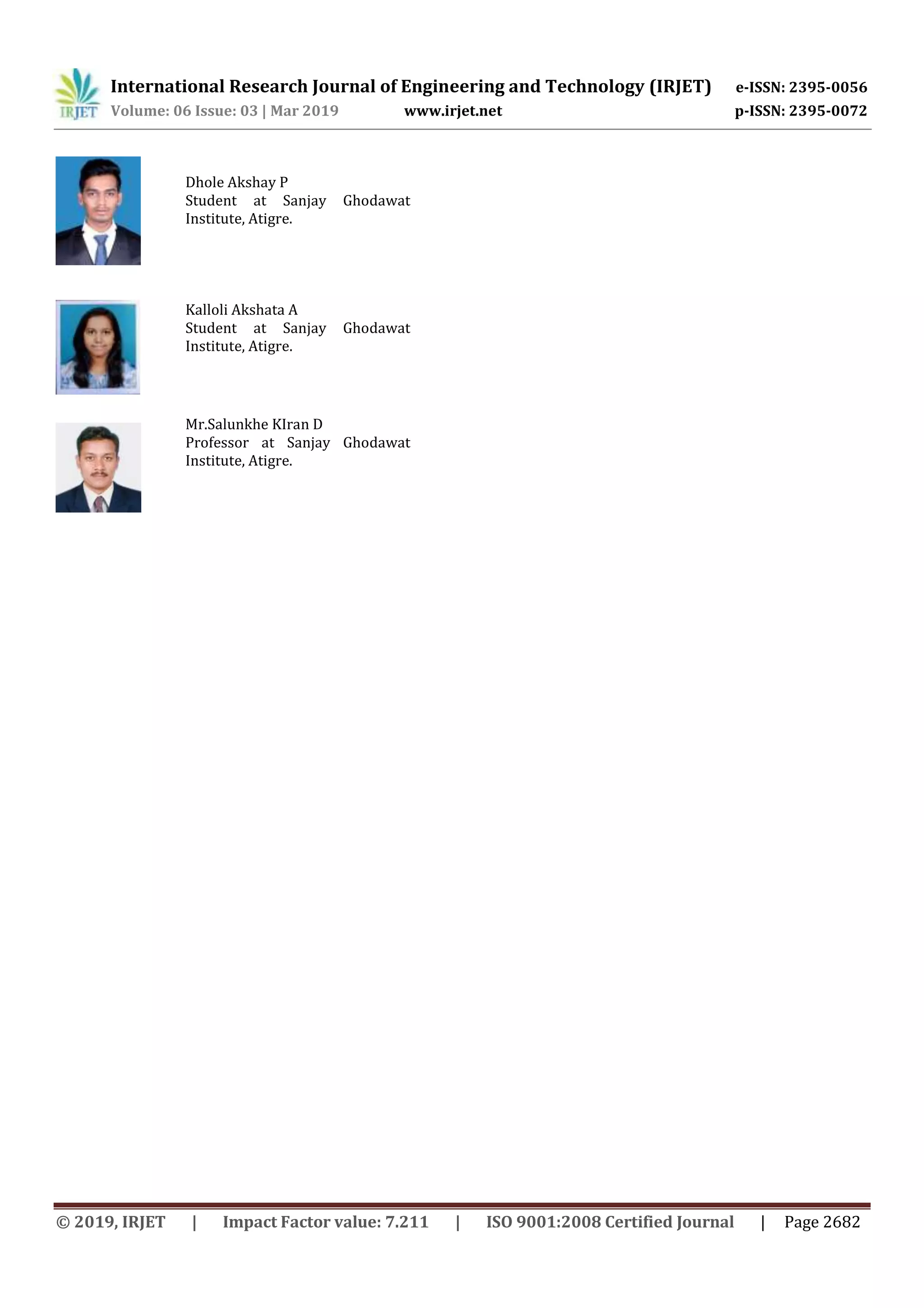 IRJET- Optical Character Recognition for Blind using Raspberry Pi | PDF