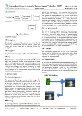 IRJET- Concealing of Deets using Steganography Technique | PDF