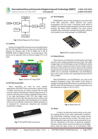 IRJET- IoT based Fire Extinguishing System with Visual Surveillance | PDF