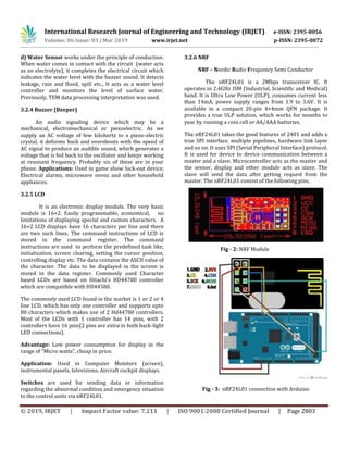 IRJET- Wireless Health Monitoring System in Mine Areas using NRF24L01 | PDF