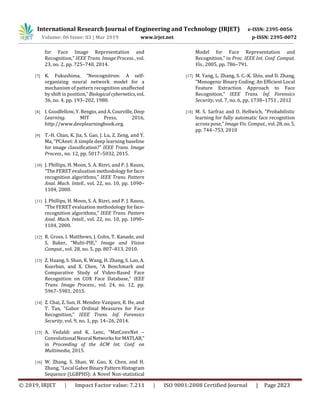 IRJET- A Novel Gabor Feed Forward Network for Pose Invariant Face Recognition | PDF