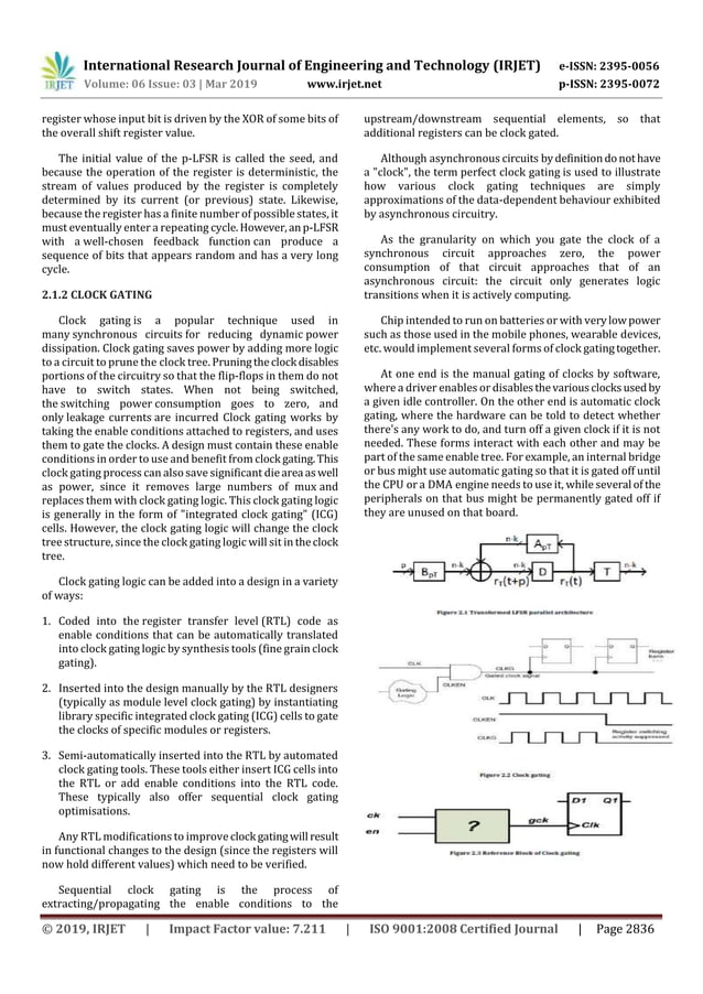IRJET- A High Performance Parallel Architecture for Linear Feedback Shift Register | PDF