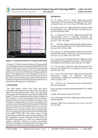 IRJET- A High Performance Parallel Architecture for Linear Feedback Shift Register | PDF