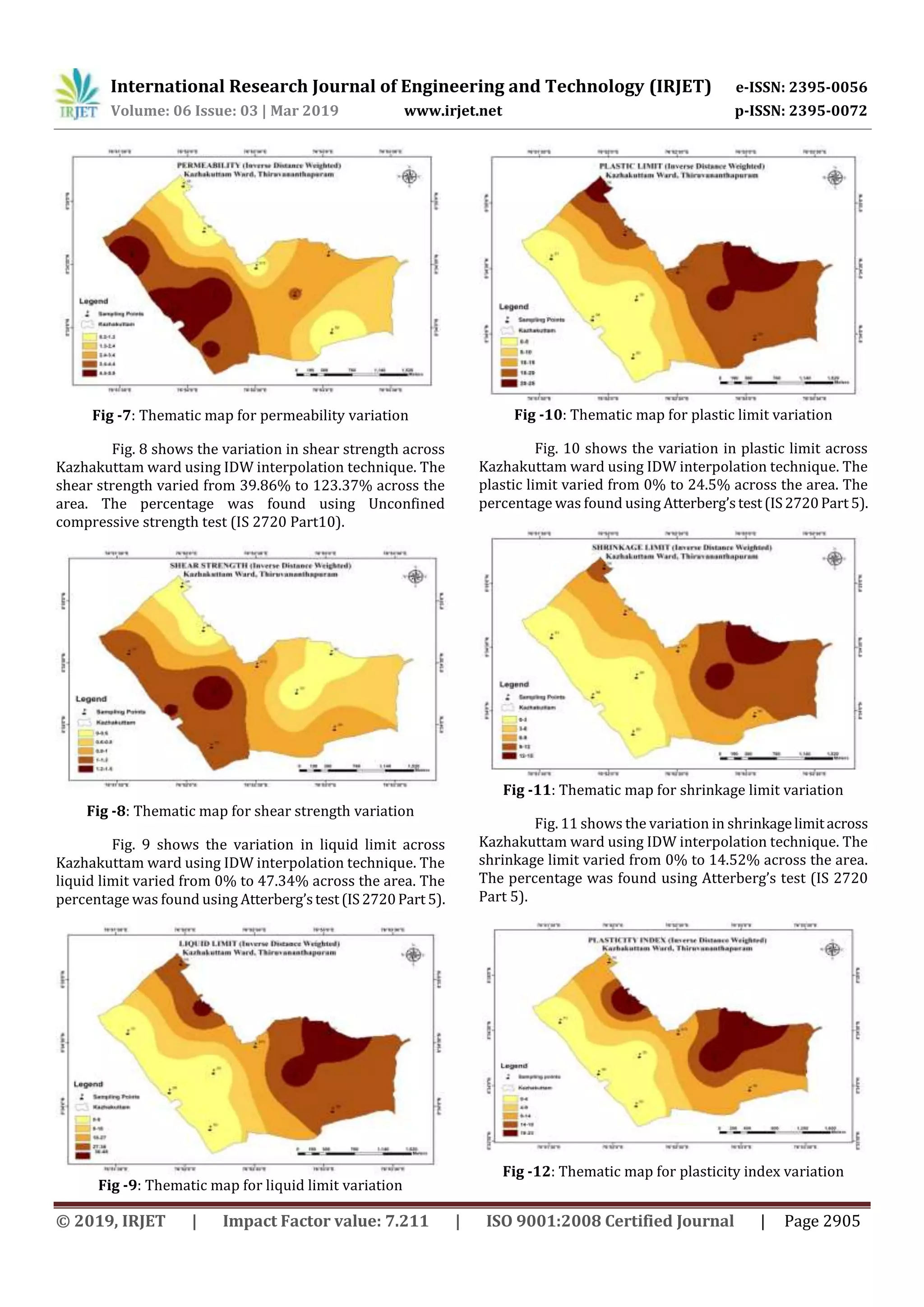 IRJET- Soil Property Mapping of Kazhakuttam Ward using Geographic Information System (GIS) | PDF ...
