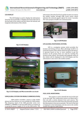 IRJET- Vehicle Monitoring System | PDF