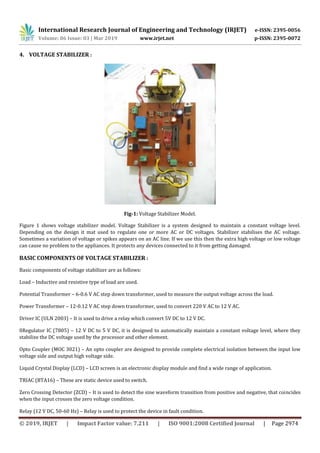 IRJET- A Mitigation of Voltage Fluctuation on Small Scale Industry | PDF | Power and Energy ...