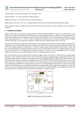 IRJET- A Mitigation of Voltage Fluctuation on Small Scale Industry | PDF | Power and Energy ...