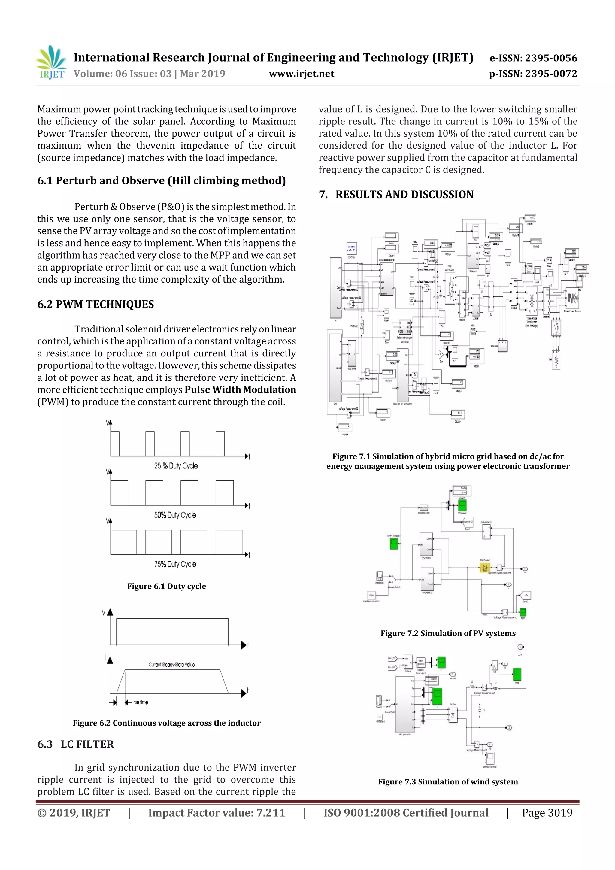IRJET- Simulation and Implementation of Hybrid Micro Grid Based on DC-AC for Energy Management ...