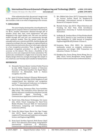 IRJET- Iot based Interactive Display Unit using Raspberry PI | PDF