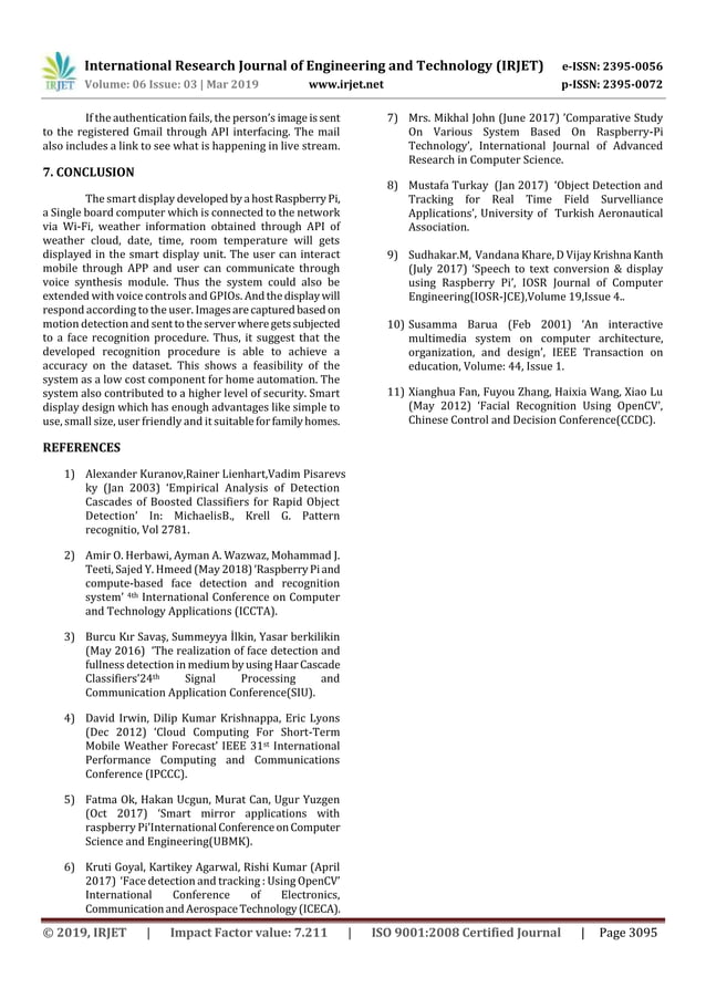 IRJET- Iot based Interactive Display Unit using Raspberry PI | PDF