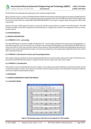 IRJET- Emotion Analysis for Personality Inference from EEG Signals ...