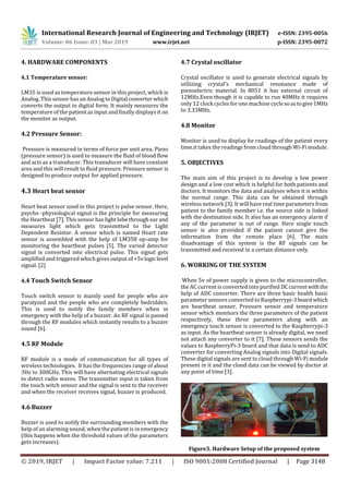 IRJET- Patient’s Health Parameters Monitoring through IoT | PDF