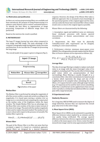 IRJET- Analytical Study of Various Filters in Lung CT Images | PDF