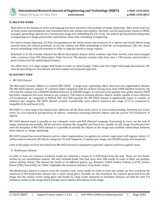 IRJET- Neural Story Teller using RNN and Generative Algorithm | PDF