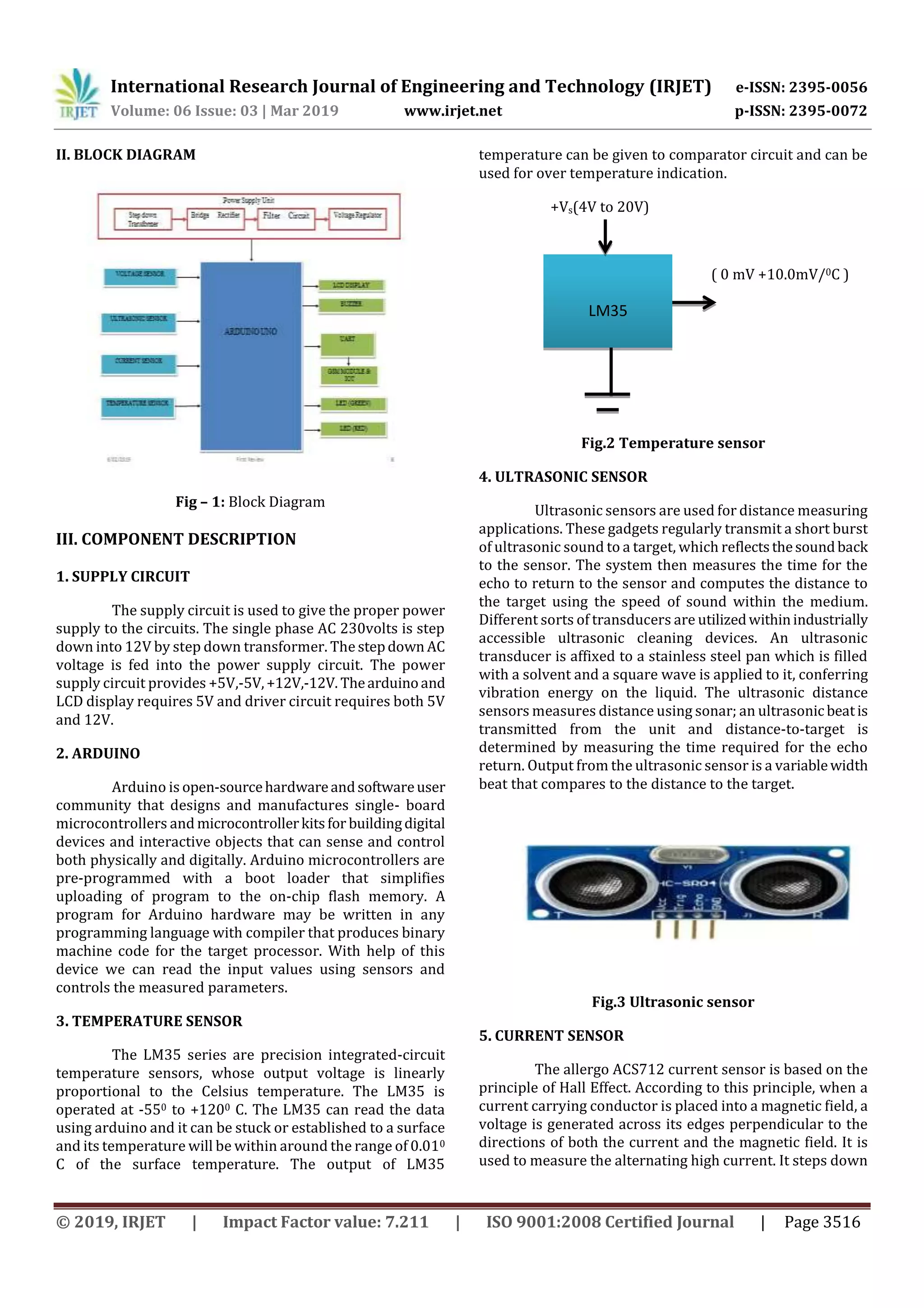 IRJET- Real Time Transformer Health Monitoring System using GSM and IoT | PDF