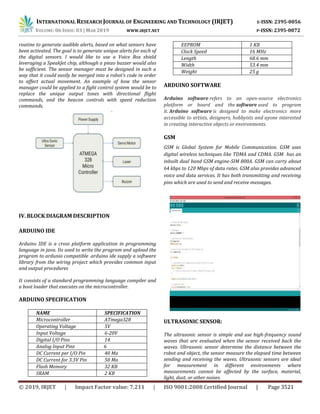 IRJET- Automated Targeting System for Open Space Military Area | PDF