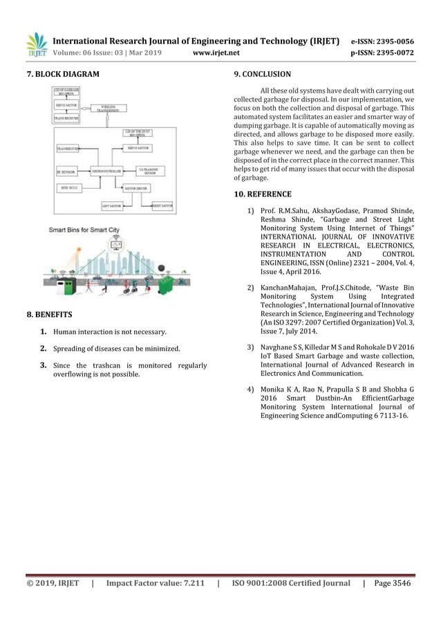 IRJET- Automatic Trash Can Buggy with IoT | PDF