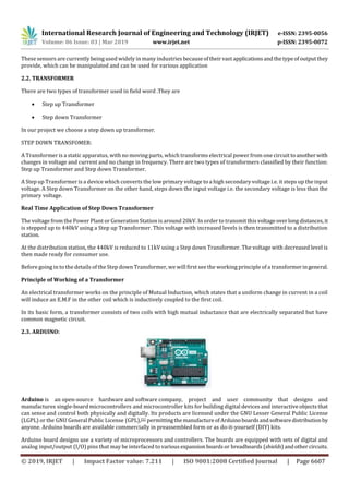 IRJET- Three Phase Fault Analysis in Three Phase Distribution Line | PDF | Internet of Things ...