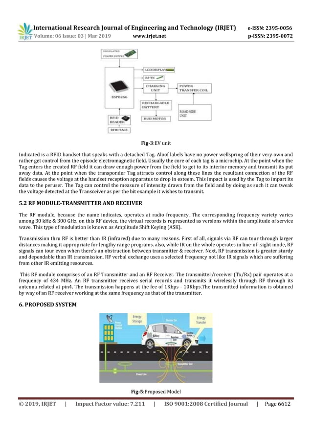 IRJET- Dynamic Wireless Electric Vehicle Charging System | PDF