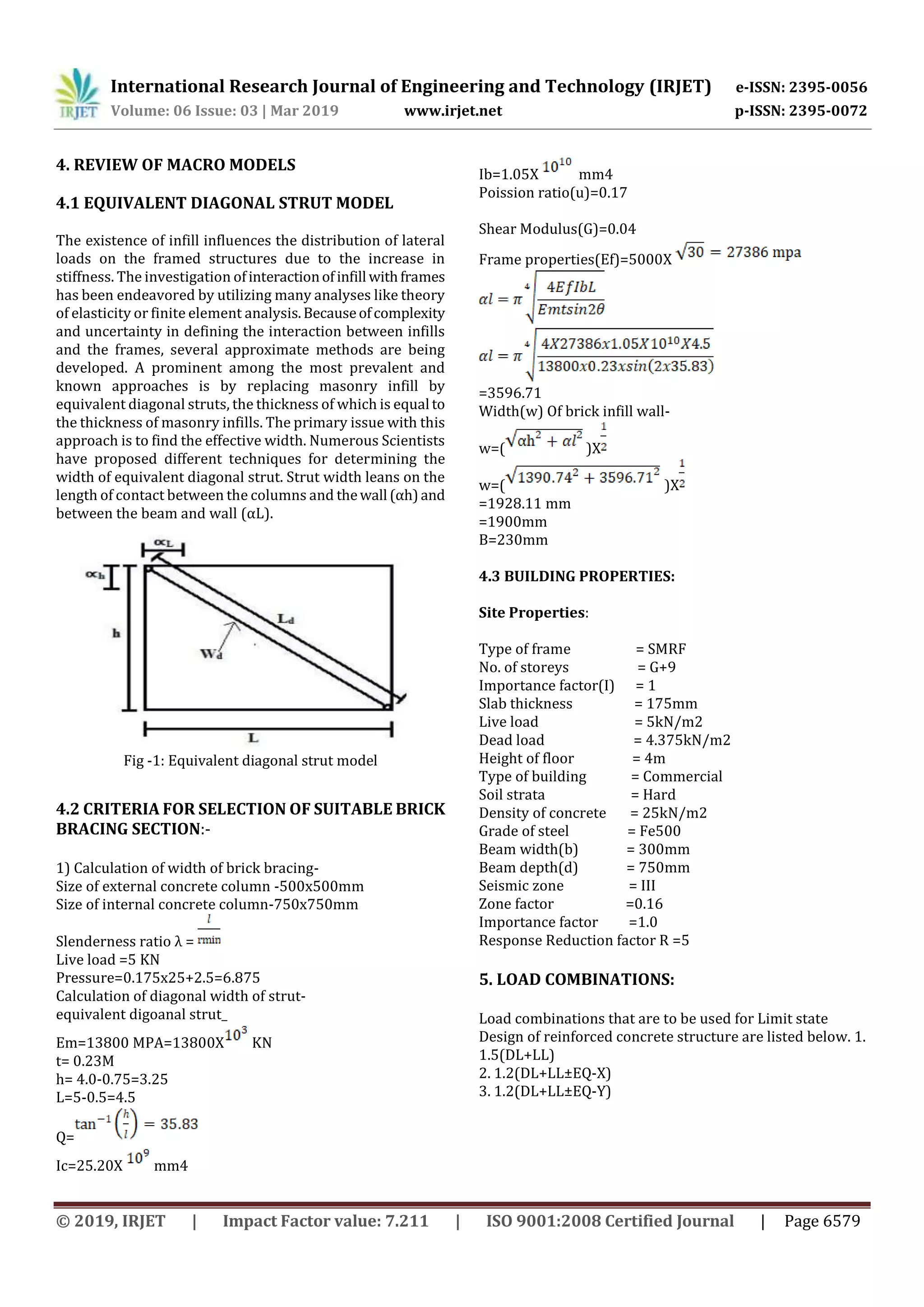 IRJET- Earthquake Analysis of RC Building with and without Infill Wall | PDF | Civil Engineering ...