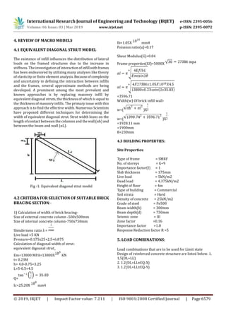 IRJET- Earthquake Analysis of RC Building with and without Infill Wall | PDF | Civil Engineering ...