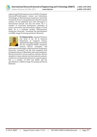 IRJET- The Prediction of Heart Disease using Naive Bayes Classifier | PDF