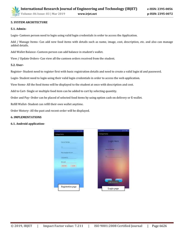 IRJET- Canteen Management Android Application using E-Wallet | PDF