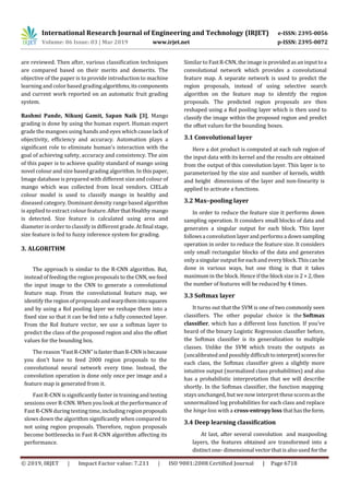IRJET- A Fruit Quality Inspection Sytem using Faster Region Convolutional Neural Network | PDF