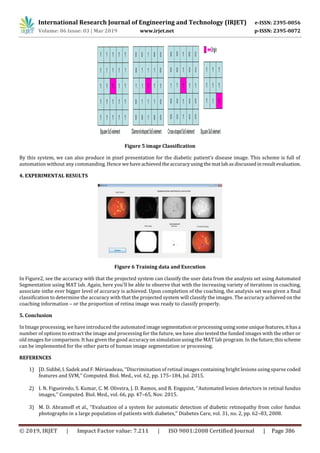 IRJET- Automatic Detection of Diabetic Retinopathy Using SRC Classifier from Fundus Images | PDF ...