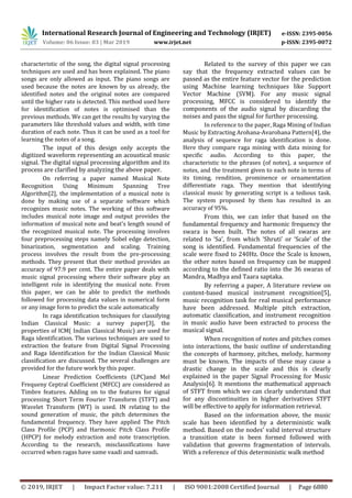 IRJET- Survey on Musical Scale Identification | PDF