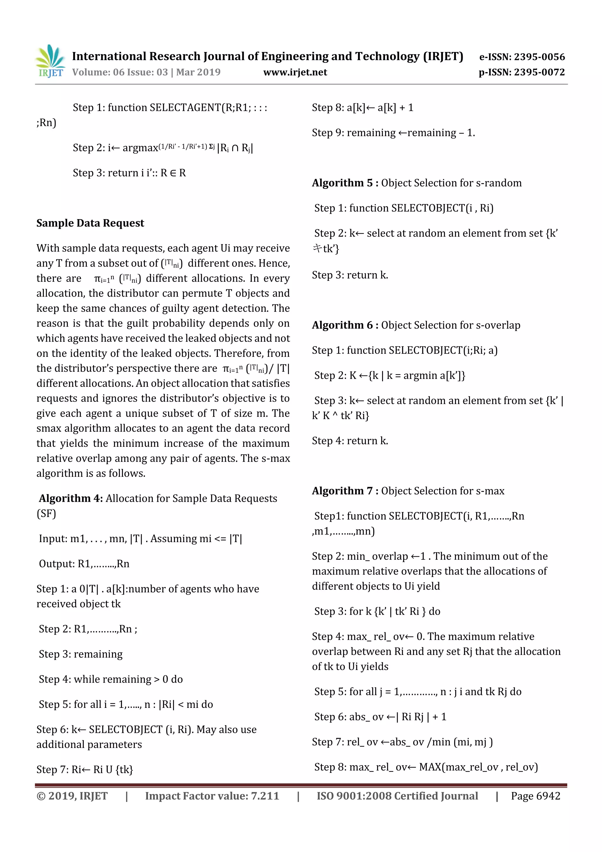 IRJET- Data Leakage Detection using Cloud Computing | PDF | Computer Software and Applications ...