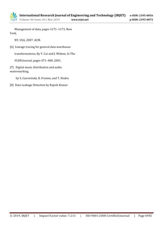 IRJET- Data Leakage Detection using Cloud Computing | PDF | Computer Software and Applications ...