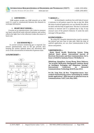 IRJET- Medicine Box which Serves Patient using IoT | PDF